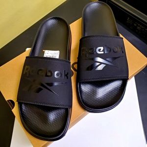 Reebok | Shoes | Brand New Reebok Fulgere Swim Slide Black | Poshmark
